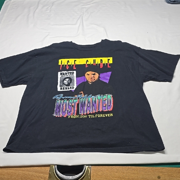 Ice Cube | Shirts | Ice Cube Most Wanted Graphic Black Hip Hop Band ...